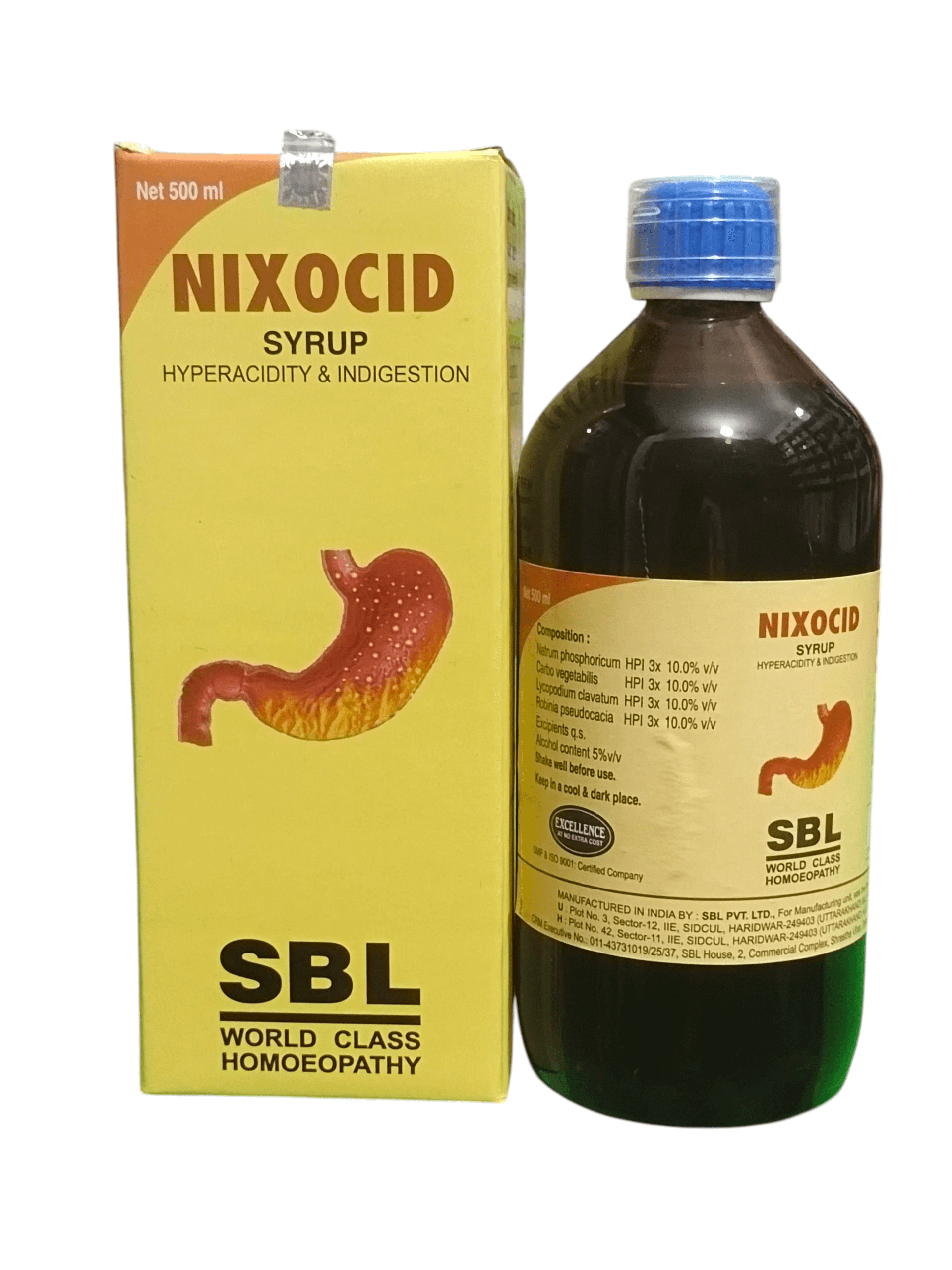 SBL Nixocid Syrup for Hyperacidity & Indigestion | Homeopathic Medicine ...